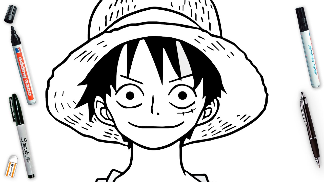 How To Draw Luffy Easy Step By Step Monkey D Luffy From One Piece