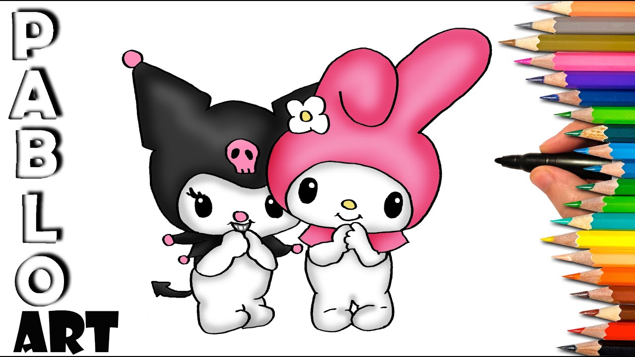 How To Draw Sanrio Characters My Melody And Kuromi 49 Off
