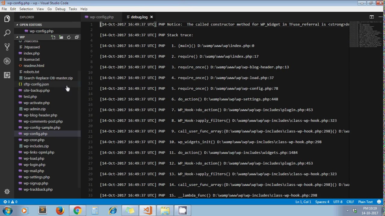 Debugging Wordpress How To Use Wp Debug Youtube