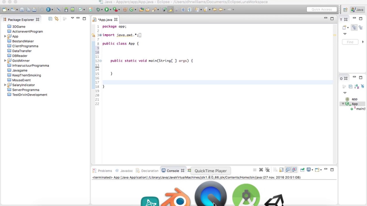 Java Programming Tutorials 2017 Java Main Method Youtube