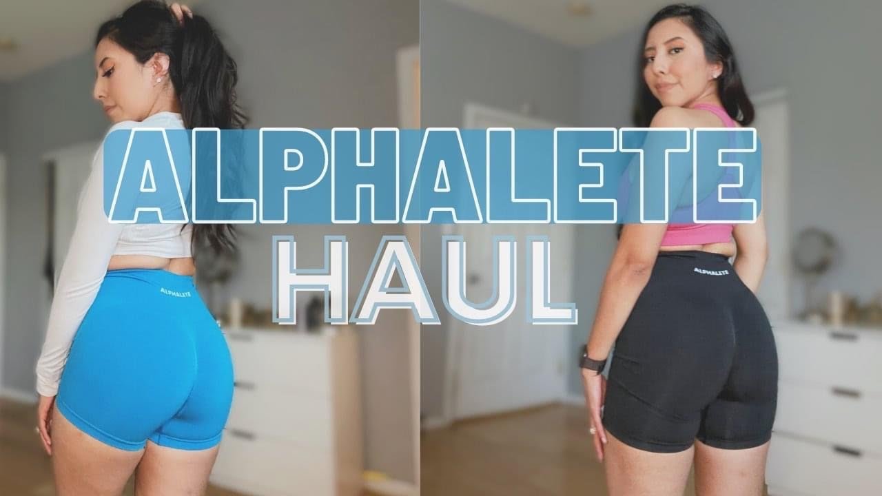 Alphalete Haul Amplify Surface Review Best Booty Scrunch Shorts