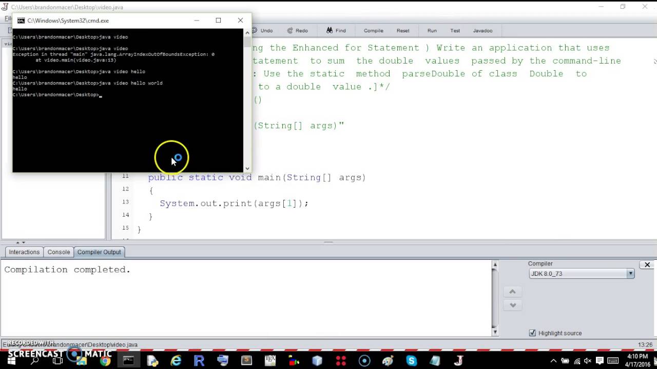 72021 Java Solution Walkthrough Myprogramminglab Youtube