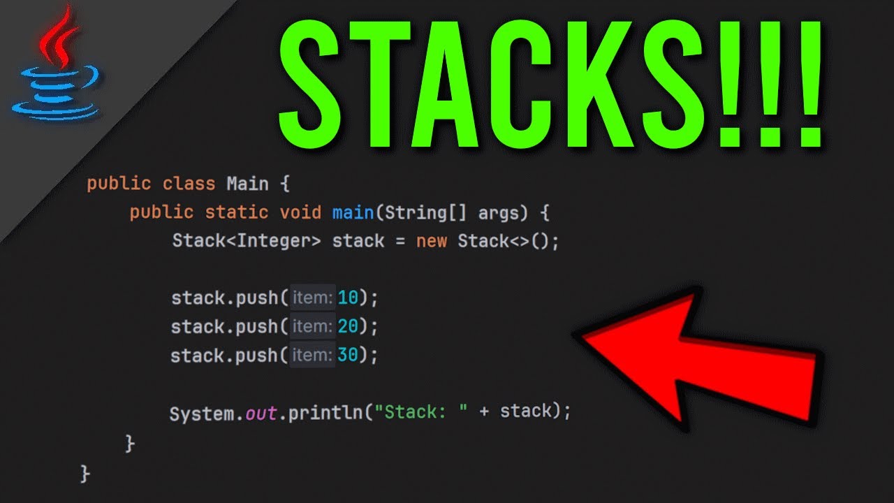 Stacks In Java Simple Easy Youtube