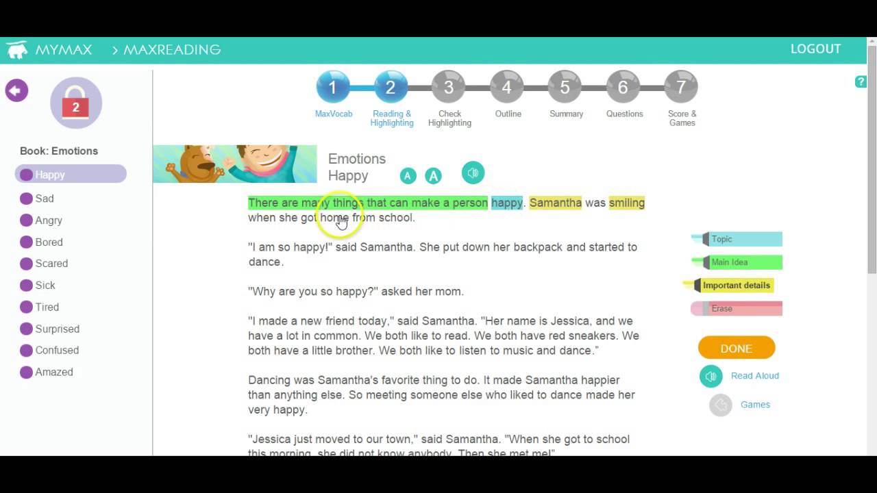 Maxscholar Tutorial Maxreading Youtube