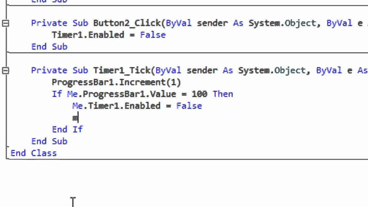 Visual Basic Timers Example 3 Youtube