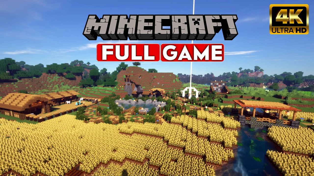 Minecraft Gameplay Walkthrough Full Game 4k 60fps No Commentary