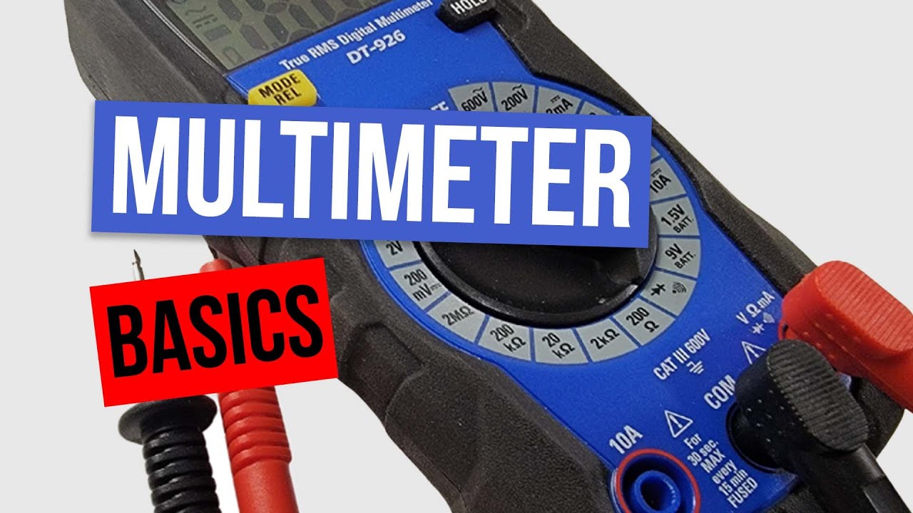 How To Use A Multimeter For Beginners A Easy Tutorial Test For
