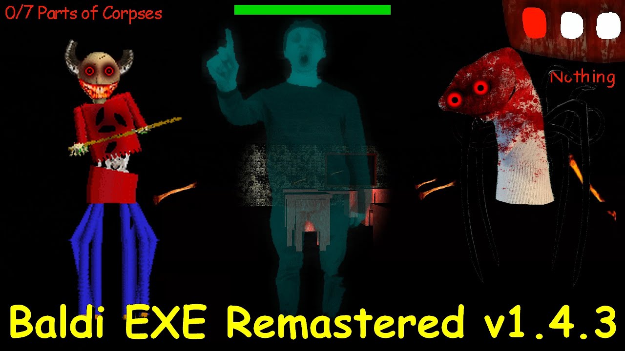 Baldi Exe Remastered V1 4 3 Port Baldi S Basics Mod Youtube