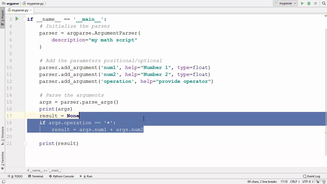 Python Argparse And Command Line Arguments Python Tutorials Youtube