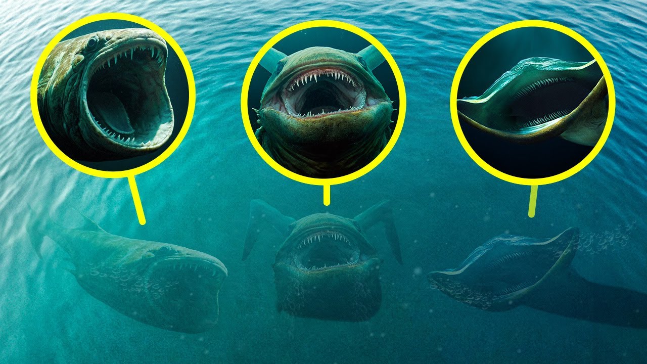Giant Sea Monsters Was Cached By Drone In Real Life Youtube