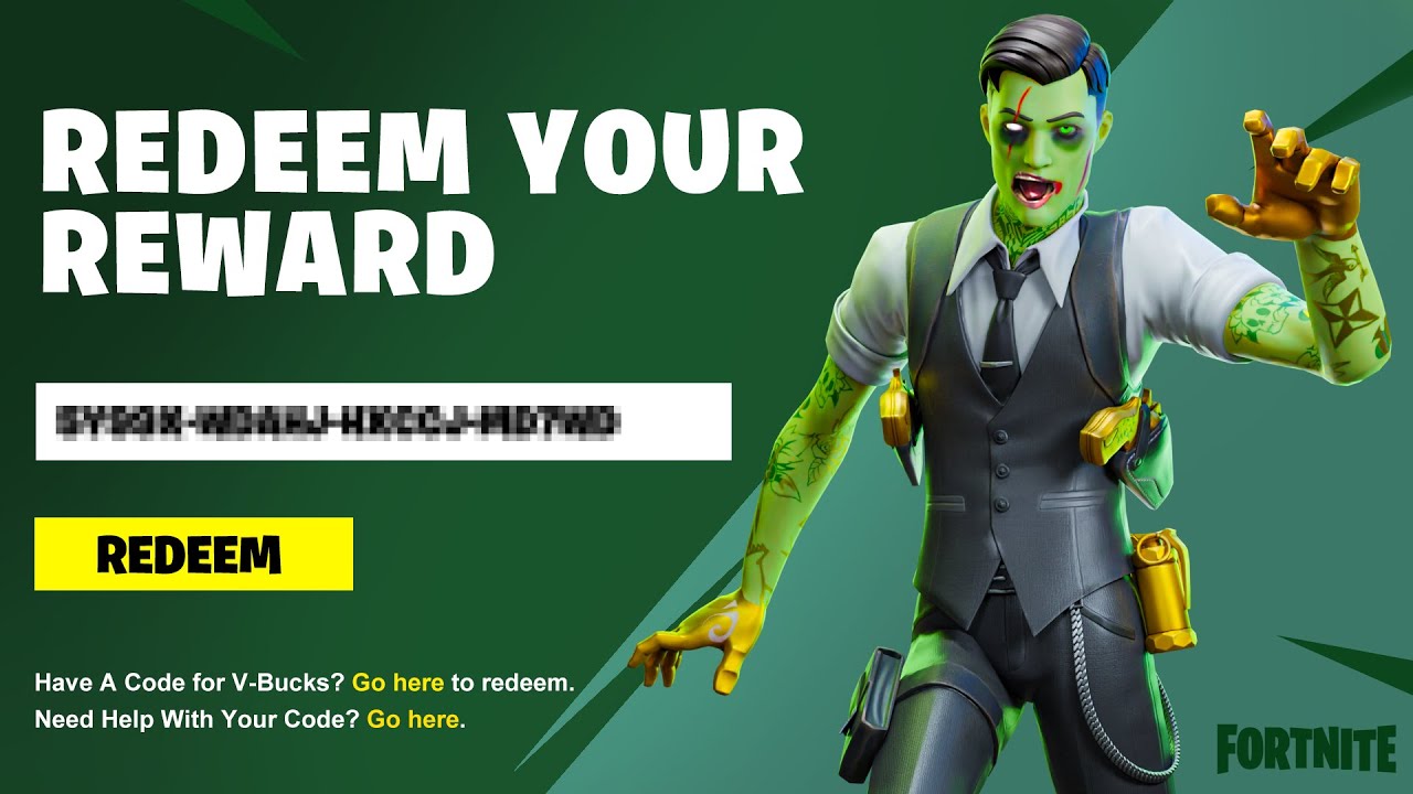 Redeem The Free Skin Codes In Fortnite New Free Code Chapter 3 Youtube