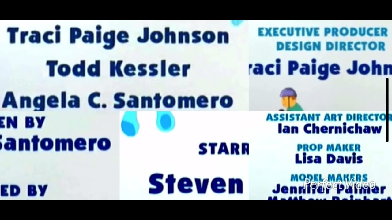 Blues Clues Joes Clues Credits