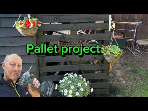 Pallet Wood Storage Project Diy Palletwood Palletwoodprojects