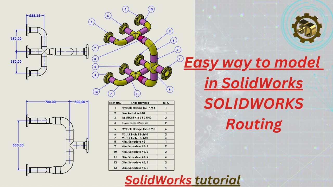 âš How To Create A Route In Solidworks Getting Started With Routing