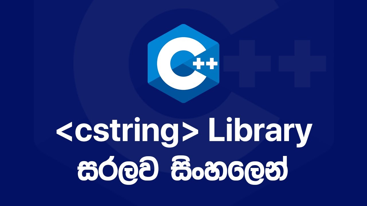 C Basics Cstrings Library Youtube