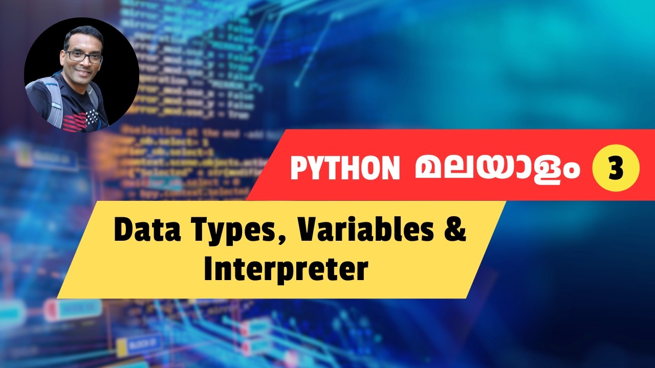 Learn Python Data Types And Variables Python Malayalam Tutorial 3