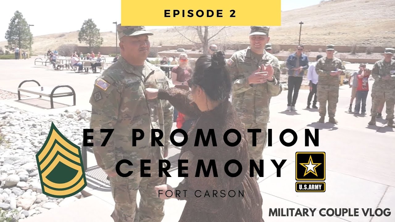 E7 Sfc Promotion Ceremony Fort Carson Doug Marie S Life S6e2 Youtube