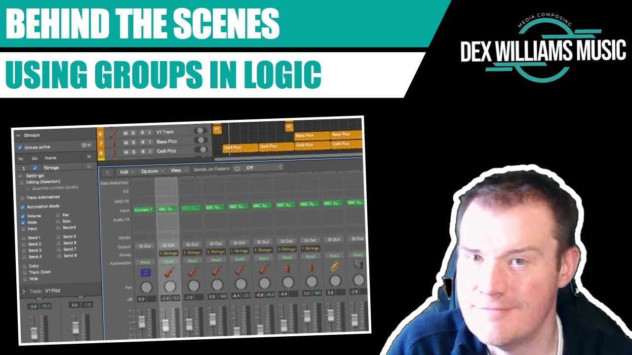 How To Use Logic Groups Behind The Scenes Youtube