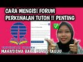 Tuton Ut Cara Mengisi Forum Perkenalan Di Tuton Ut Tak Kenal Mak Katak ...