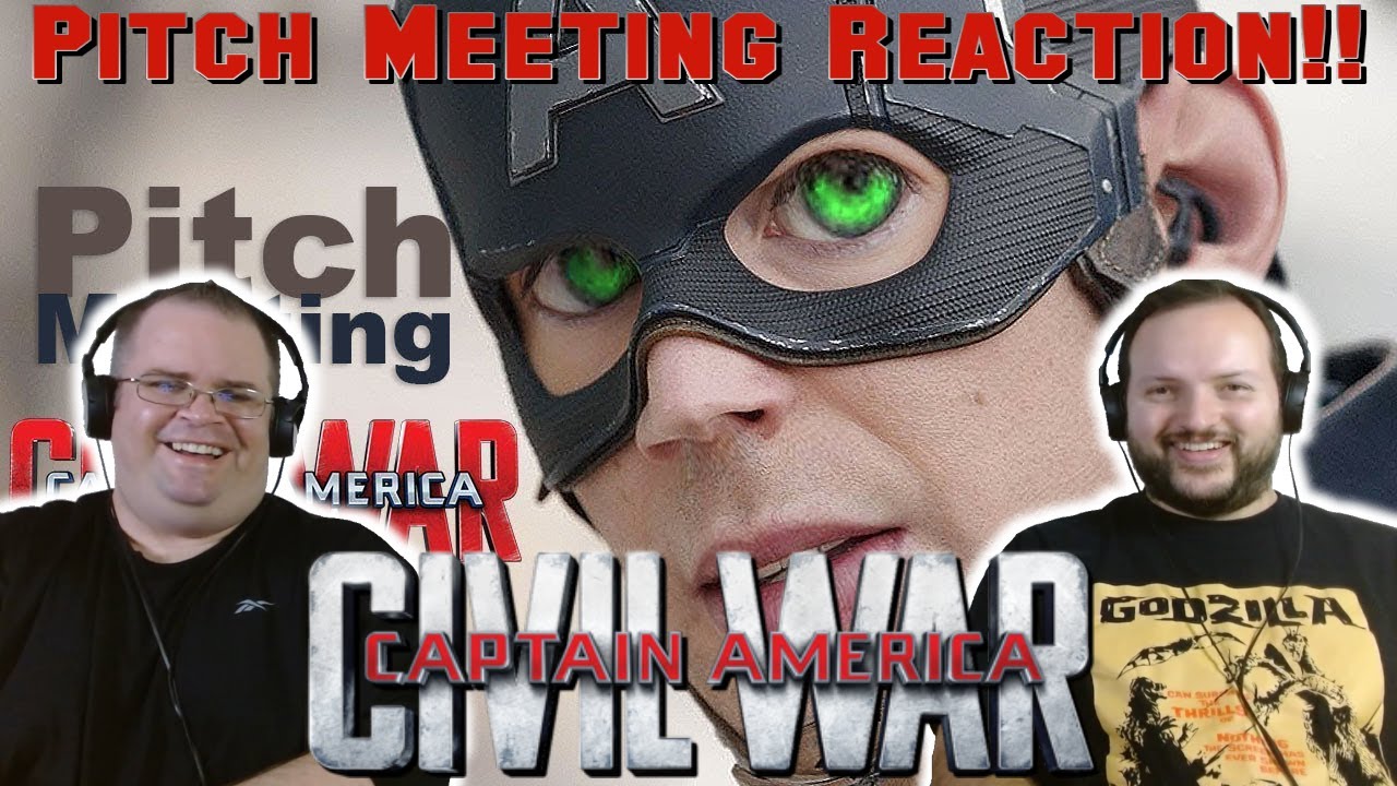 Captain America Civil War Pitch Meeting Reaction Youtube
