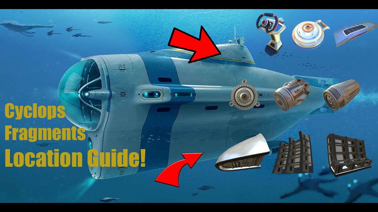 Subnautica All Of The Cyclops Fragments Locations Location Guide