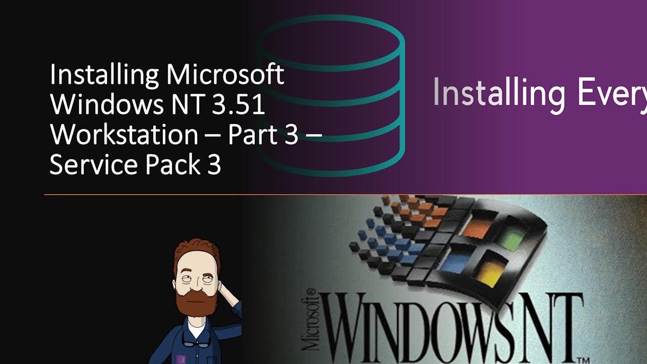 Windows Nt 3 51 Workstation Part 3 Service Pack 3 Youtube