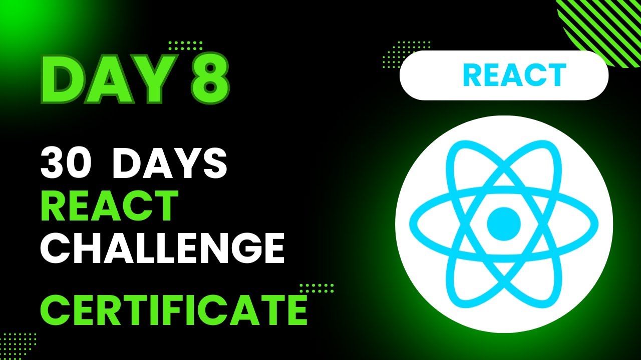 Day 8 Correct Answers 30 Days Of React Challenge With Codedamn