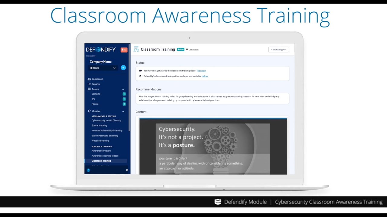 Awareness Training Defendify Youtube