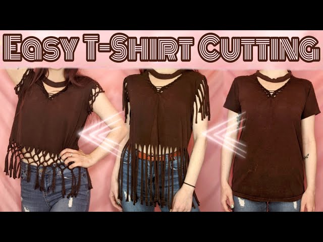 Easy Diy Shirt Cutting Ideas 20 Diy T Shirt Cutting Ideas With No Sew