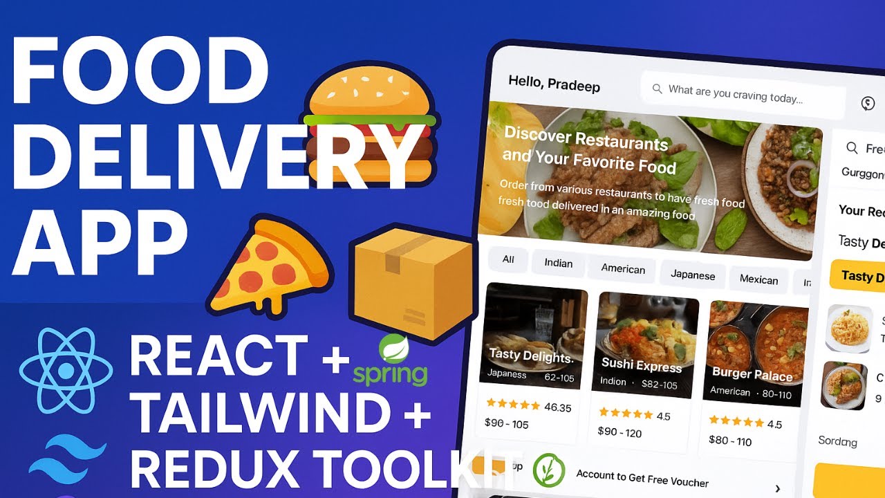 Build A Fullstack Food Delivery Website With React Spring Boot 2025