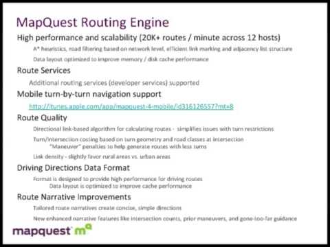 Mapquest Routing With Osm Data David Nesbitt Youtube