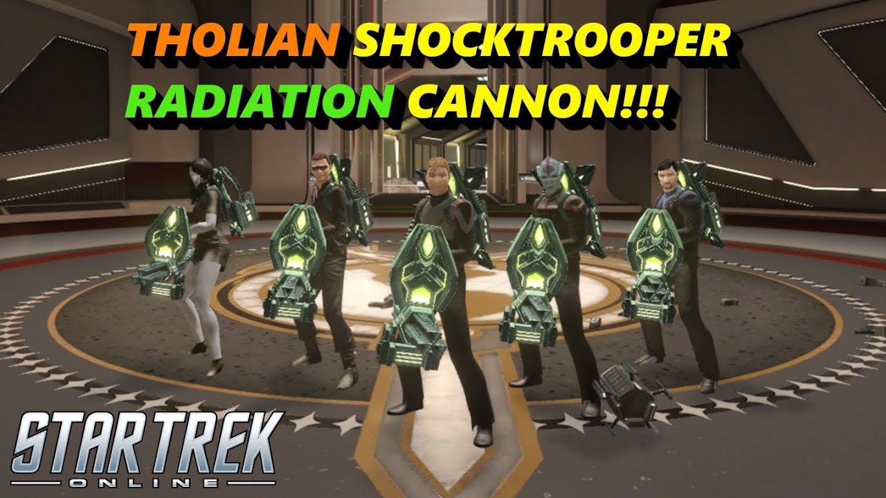 Tholian Shocktrooper Radiation Cannon Review Star Trek Online Youtube