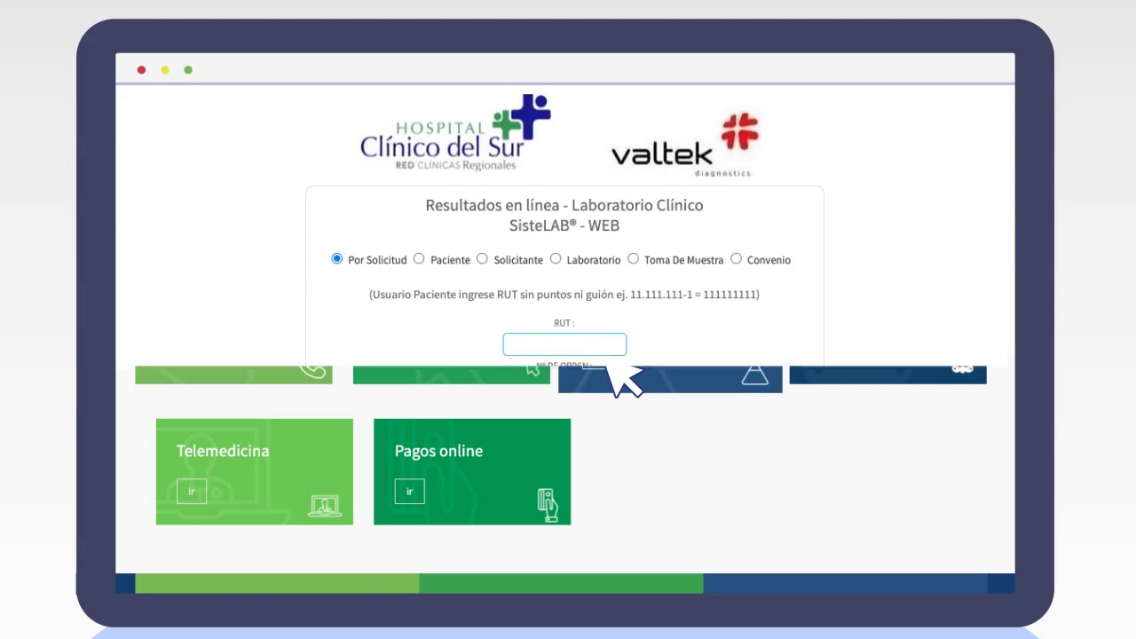 Tutorial Laboratorio Hospital Clínico Del Sur Youtube