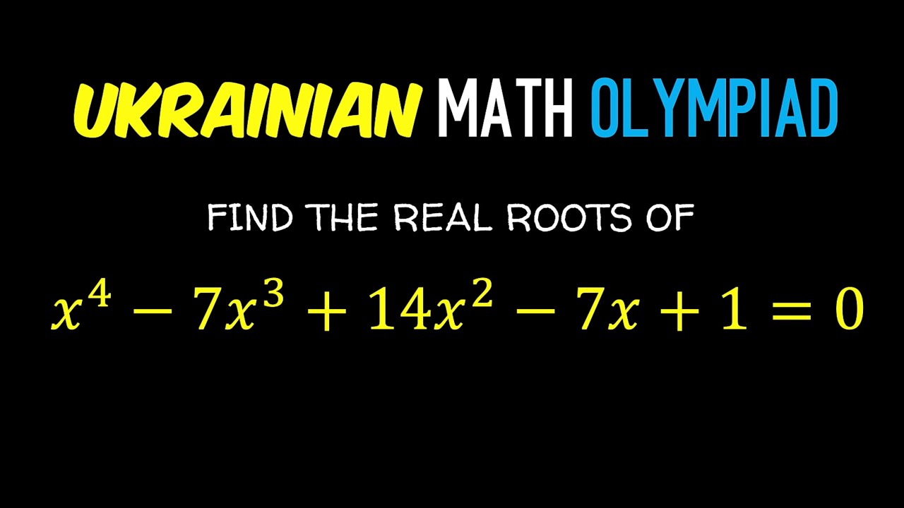 Ukrainian Math Olympiad Youtube