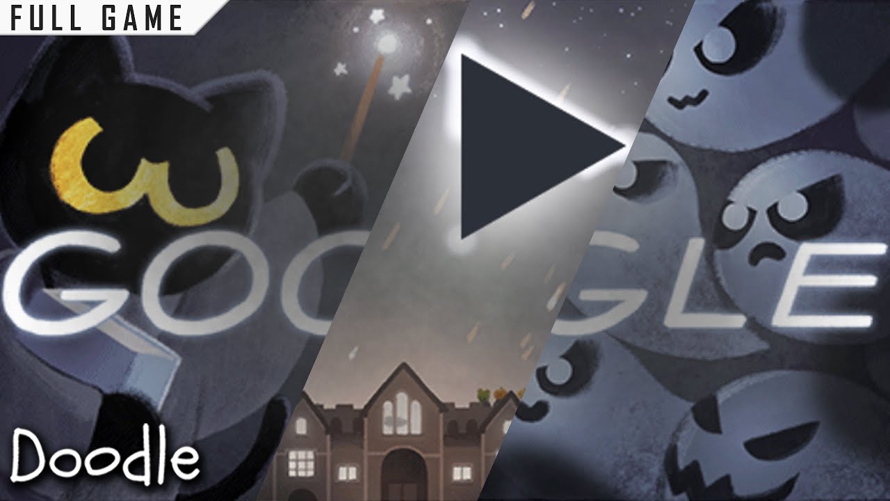 Halloween 2016 Magic Cat Academy Google Doodle Full Game Youtube