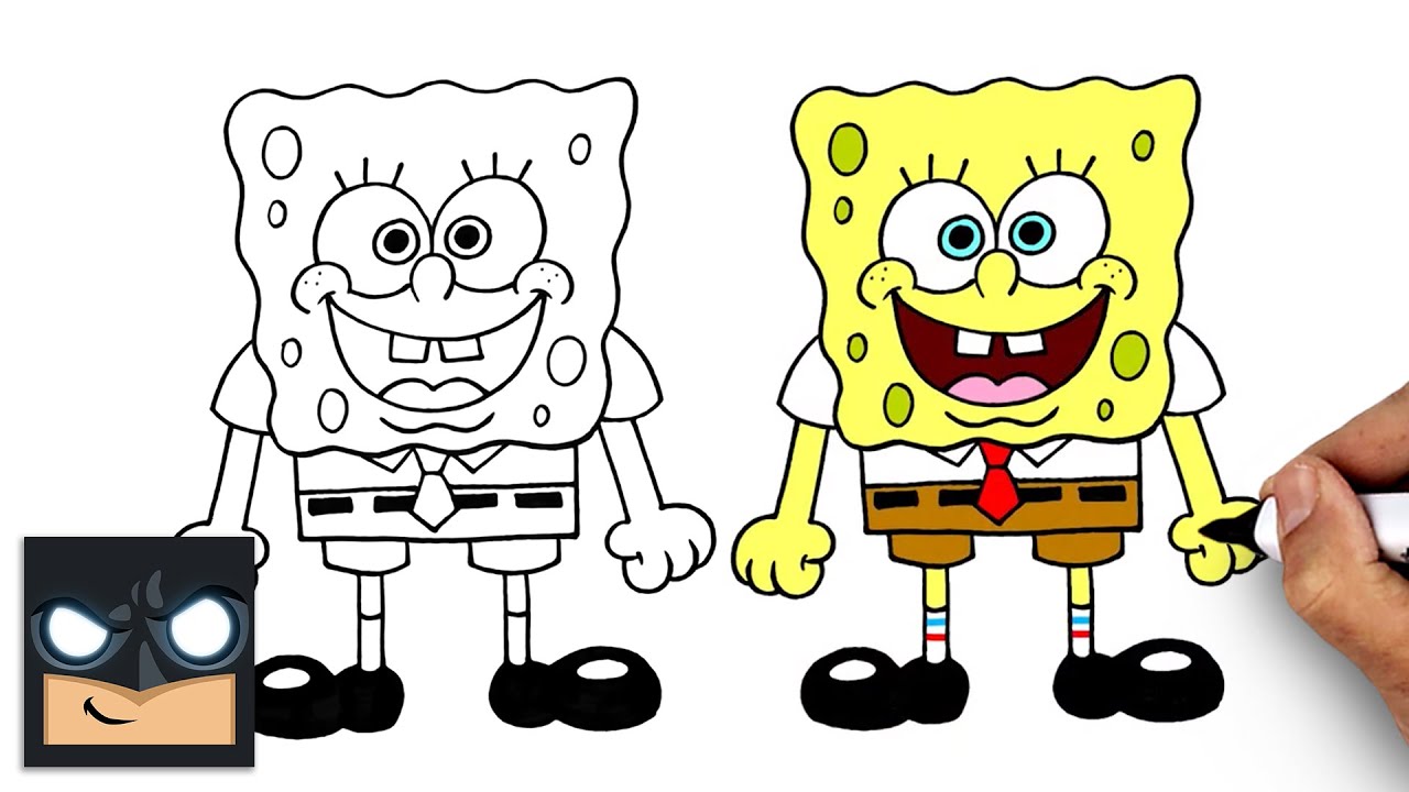 How To Draw Spongebob Squarepants Youtube