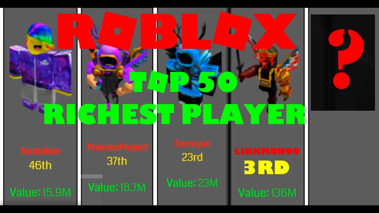 Roblox Richest Player Zopasafe
