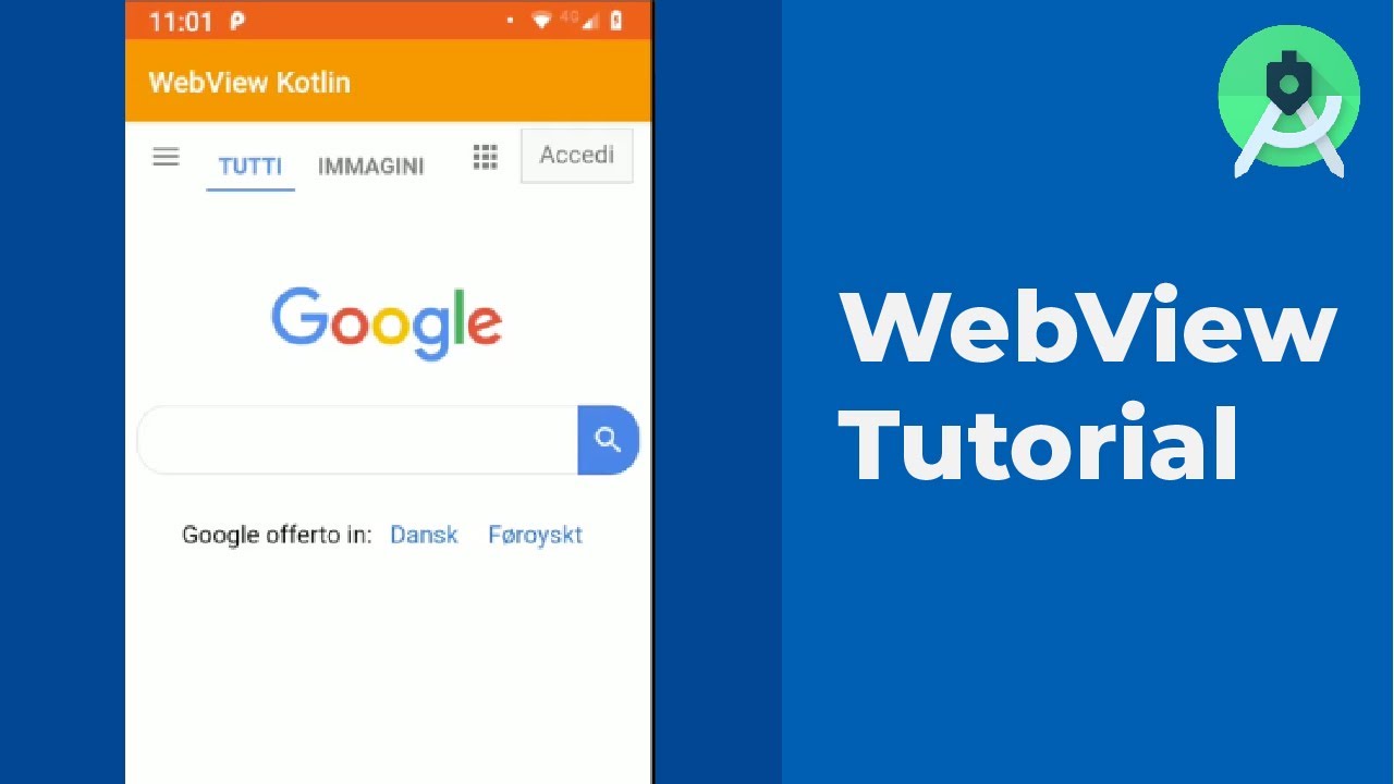 Android Studio Webview App Tutorial Android Studio Simple Webview
