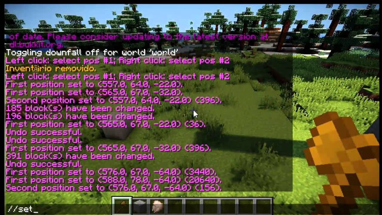 Plugin Worldedit Facilitando Construção Youtube