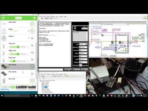 Wemo Labview Toolkit Demo With Esp8266 Wifi Board Wemo Emulator Ni