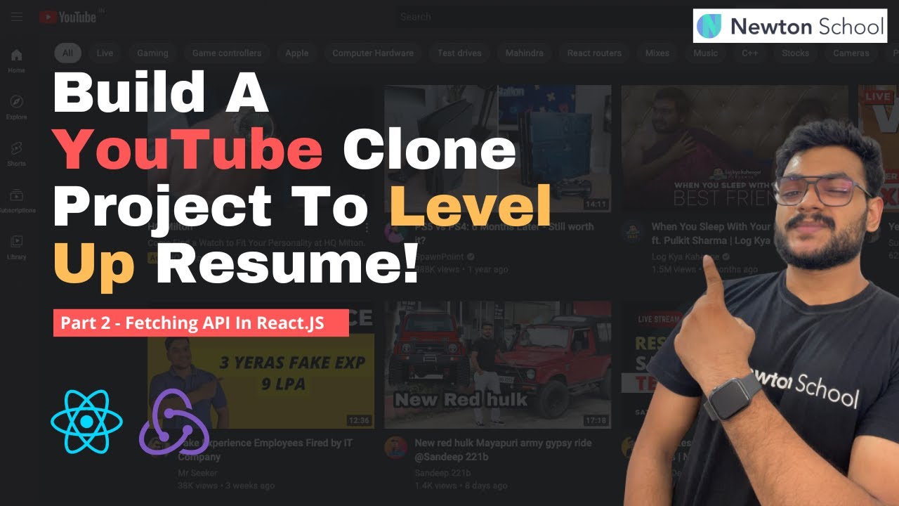 рџ ґ Build A Youtube Clone Project Using React Js With Source Code Part