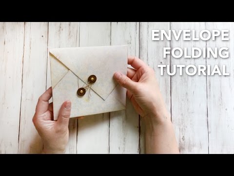 How To Fold An Envelope In A Beautiful Way Tutorial Youtube