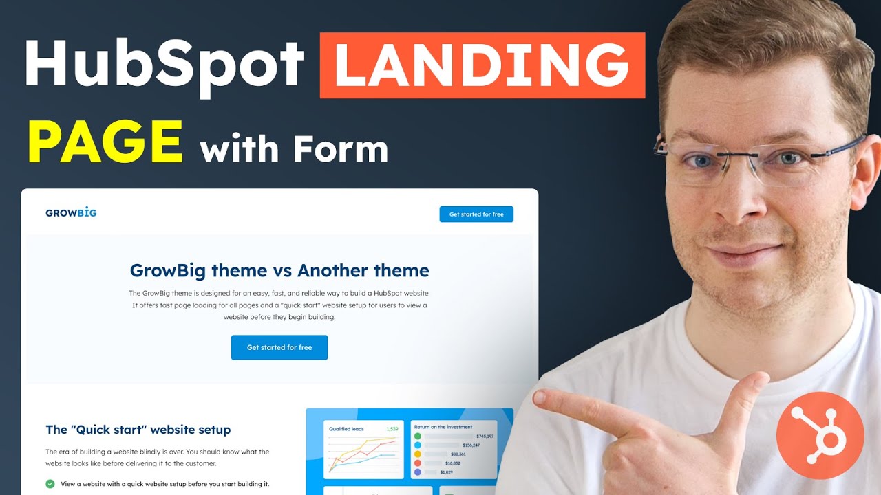 Create A Hubspot Landing Page With Form Tutorial Youtube