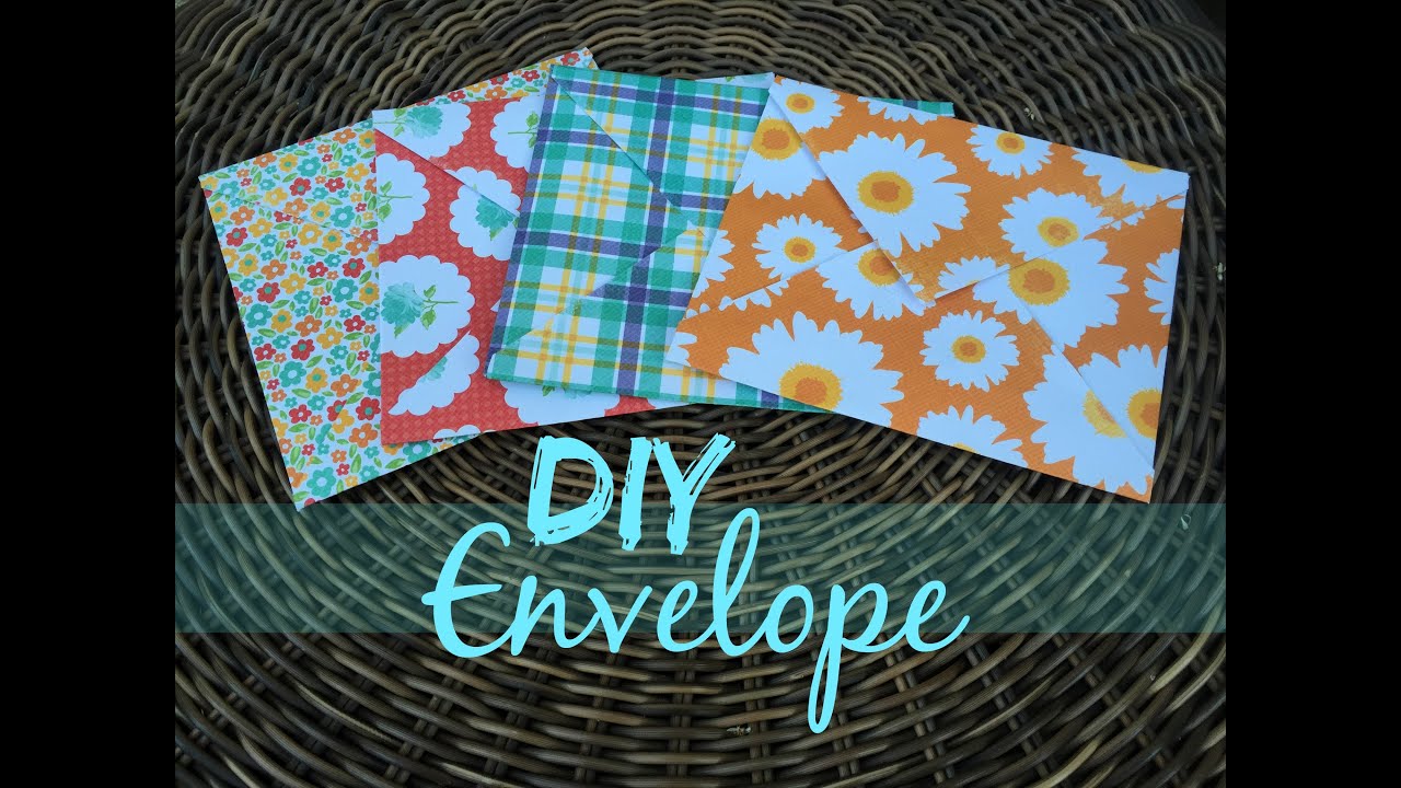 Easy Diy Envelope Tutorial Youtube