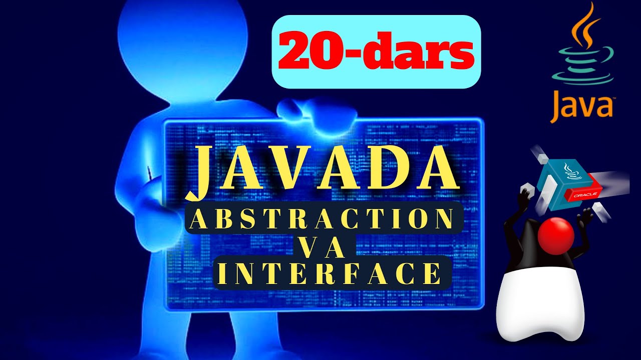 20 Dars Java Dasturlash Tilida Abstraction Va Interface Implement