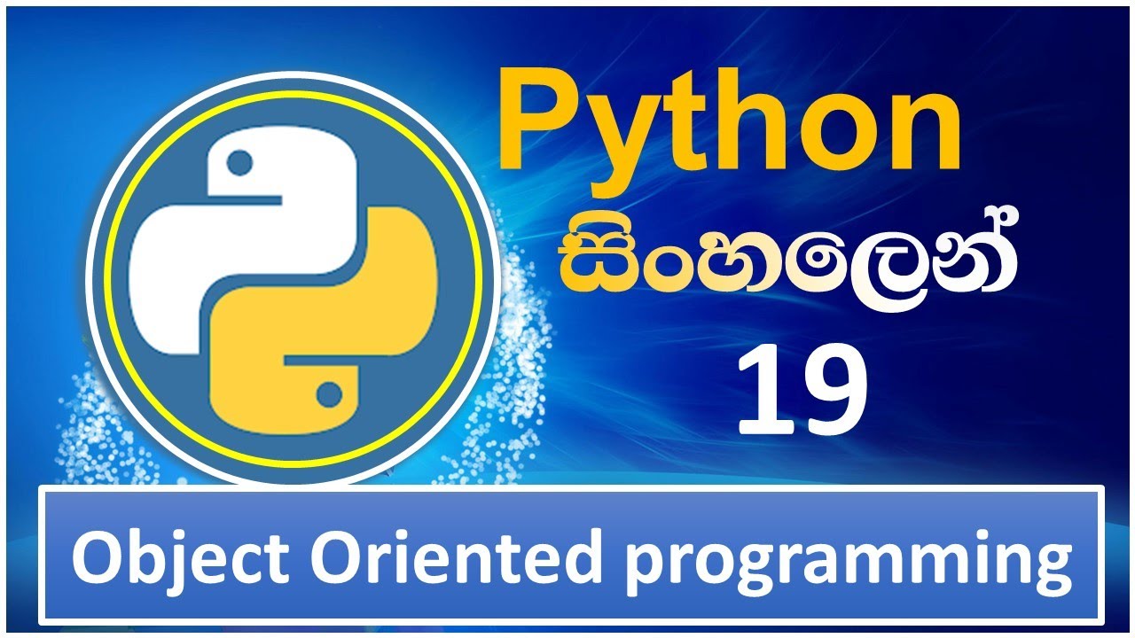Python Tutorial 19 Object Oriented Programming Oop Concept