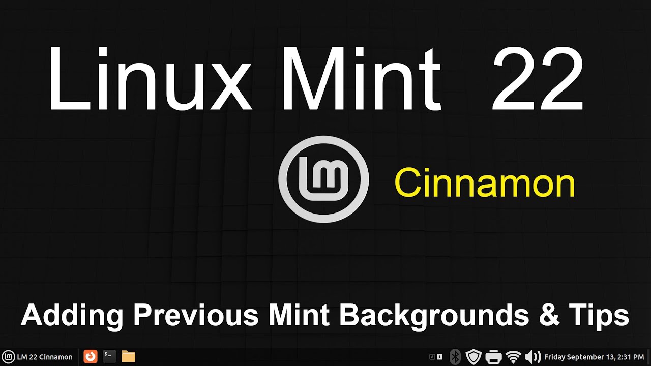 Linux Mint 22 Cinnamon Adding Backgrounds From Previous Versions