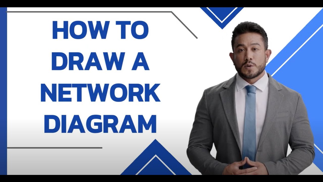 How To Draw A Network Diagram Youtube