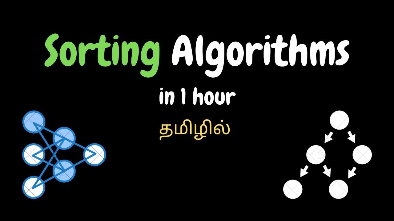 Sorting Algorithms Explained In Tamil Youtube