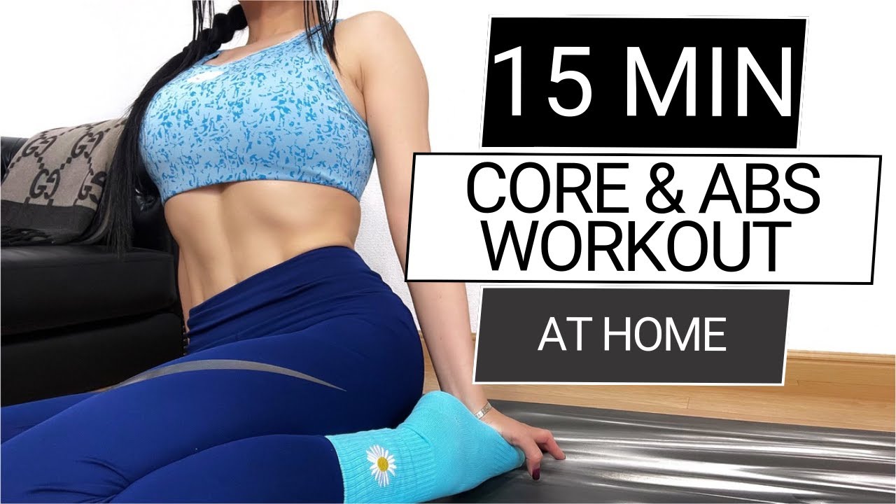 ёясщ15 Min Core Abs Workout At Home Sexy Abs Burn Belly Fat For